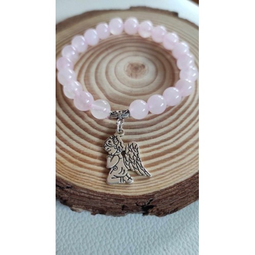 Bracelet Quartz rose - Amour - Protection